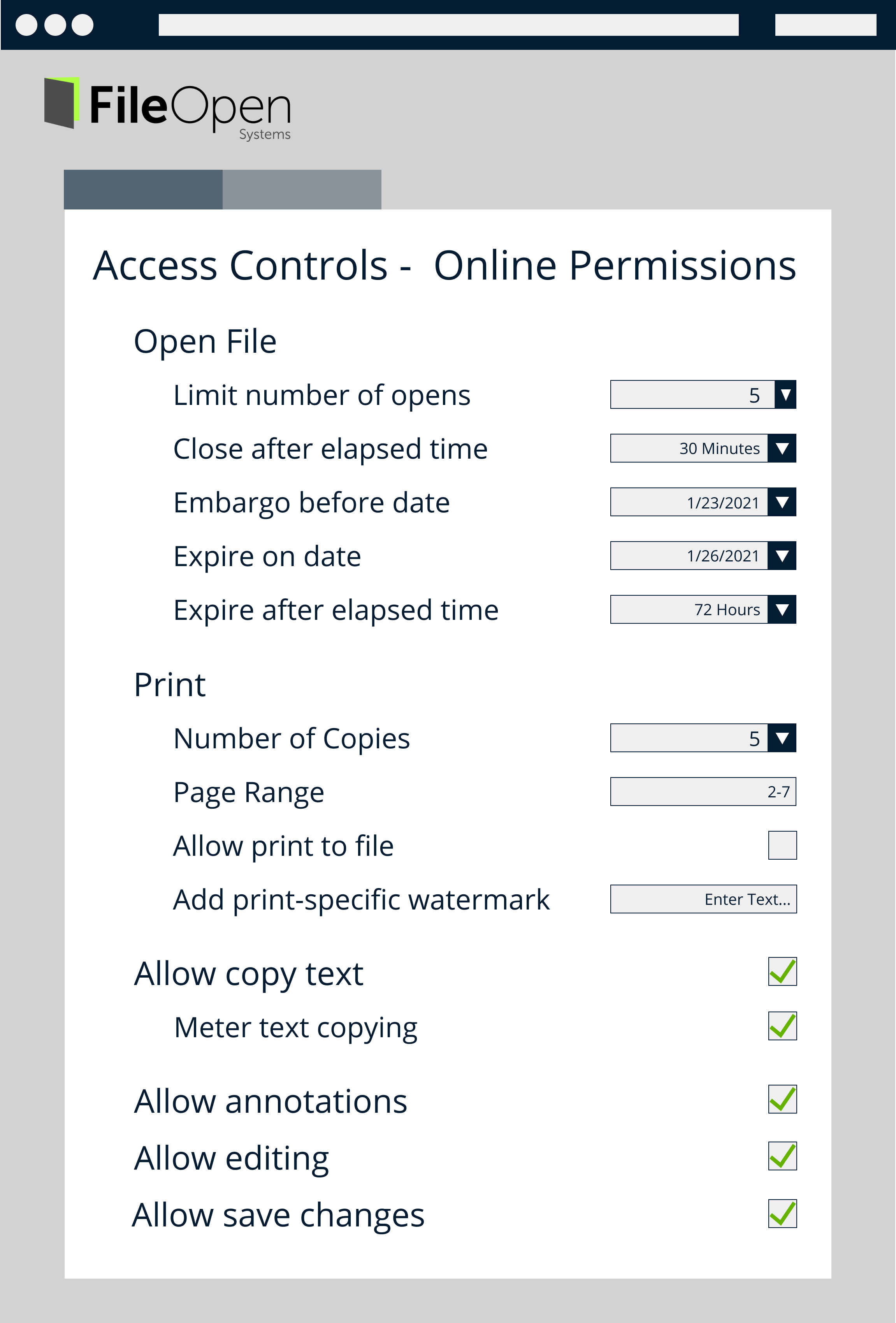 Cloud-based Document Rights Management | Access Controls | FileOpen